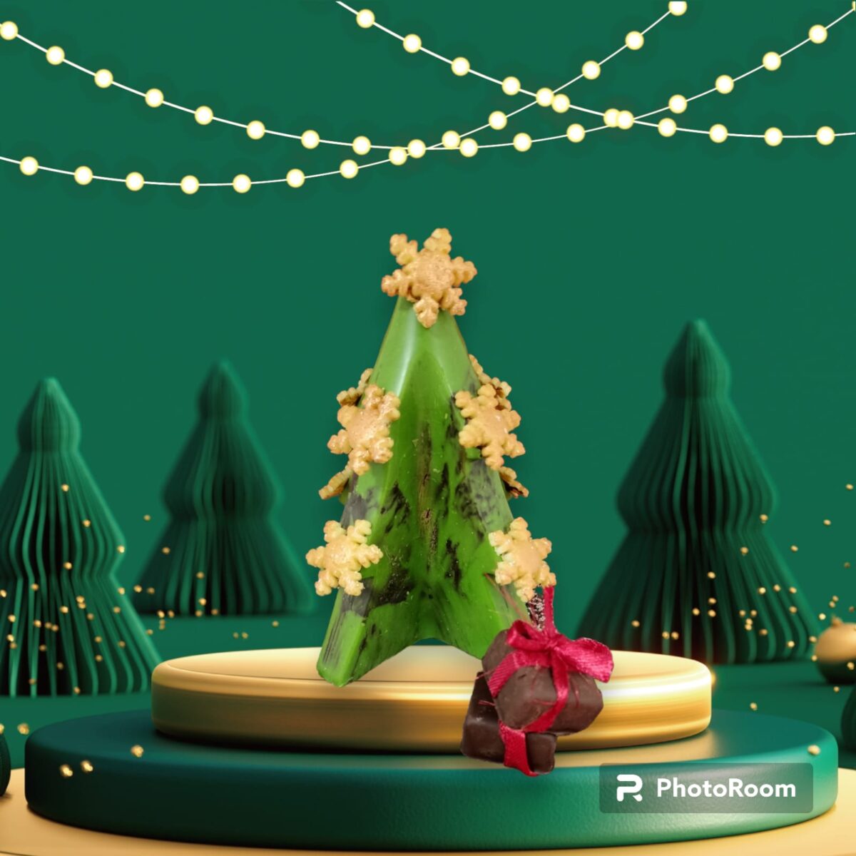 Père Noël chocolat noir - Meilleur chocolaterie à Nice | Chocolatier